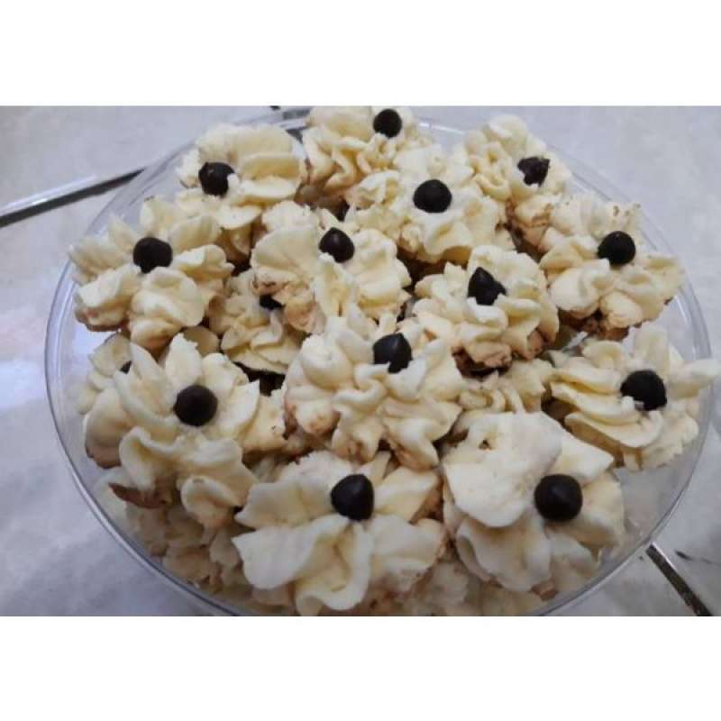 Jual Kue Kering Semprit 250 Gram (1/4kg Per Toples) Kue Cemilan Lebaran ...