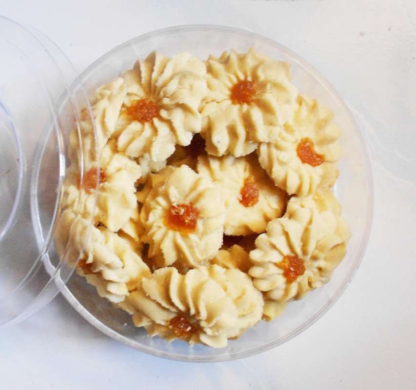 Jual Kue Kering Semprit 250 Gram (1/4kg Per Toples) Kue Cemilan Lebaran ...