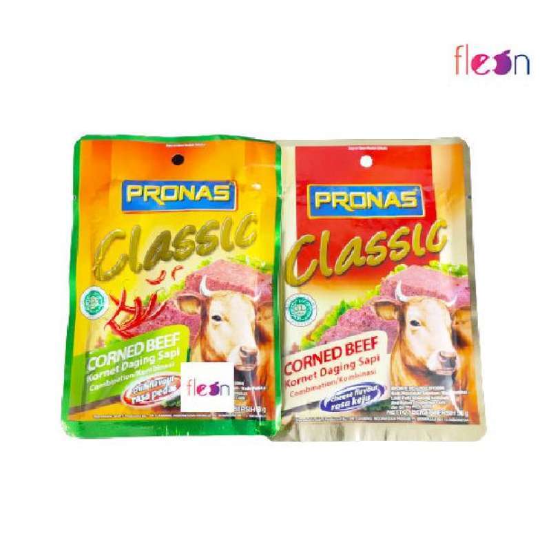 Jual PRONAS Kornet Daging Sapi Classic 50 Gram di Seller Fleon Shop ...