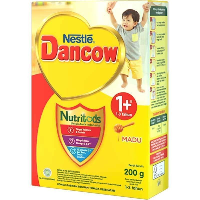 Jual Nestle Dancow 1+ Susu Pertumbuhan Rasa Madu 1-3 tahun Box 200 gNew ...