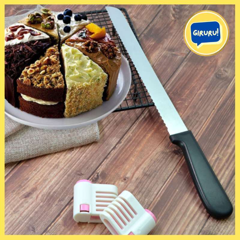 Jual Pisau roti stainless pisau gerigi panjang serrated Bread Cake ...