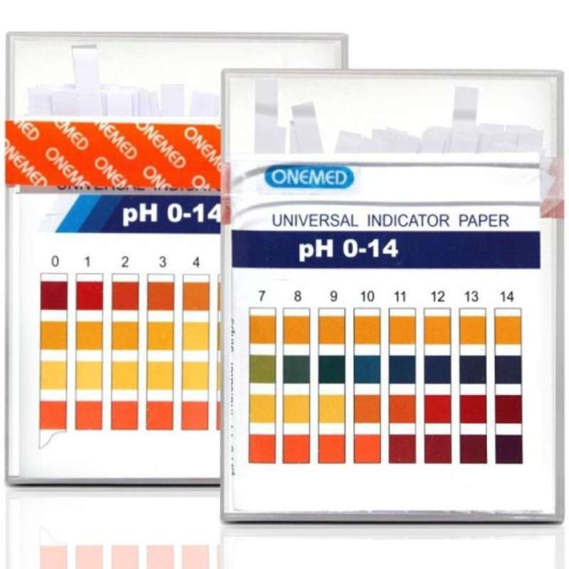 Jual Onemed Ph 0-14 Universal Indicator Paper Kertas Lakmus Indikator ...