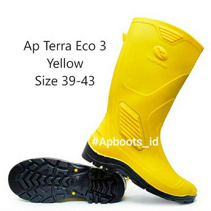 Jual SEPATU BOOTS AP TERRA ECO 3 KUNING - Sepatu proyek work and safety ...