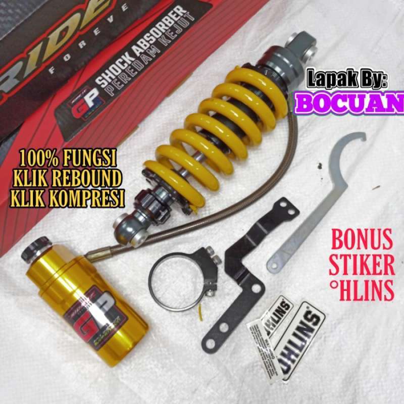 Promo monoshock ninja rr 150 rebound tabung pisah mono shock ride it Diskon 14% di Seller Gasta ...