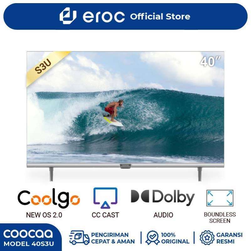 Promo COOCAA Smart TV 43 inch - Digital TV - OS COOLITA - HD - Bazel ...