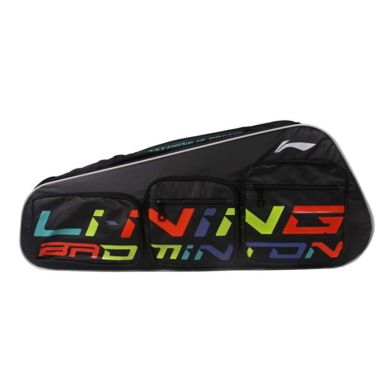 Promo Li-Ning Badminton Racket Bag 6 In 1 Abds661 - Black Diskon 13% di ...