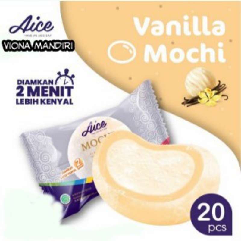 Jual Paket Aice Cream Mochi Vanilla Es krem ( isi 20 pcs ) di Seller ...