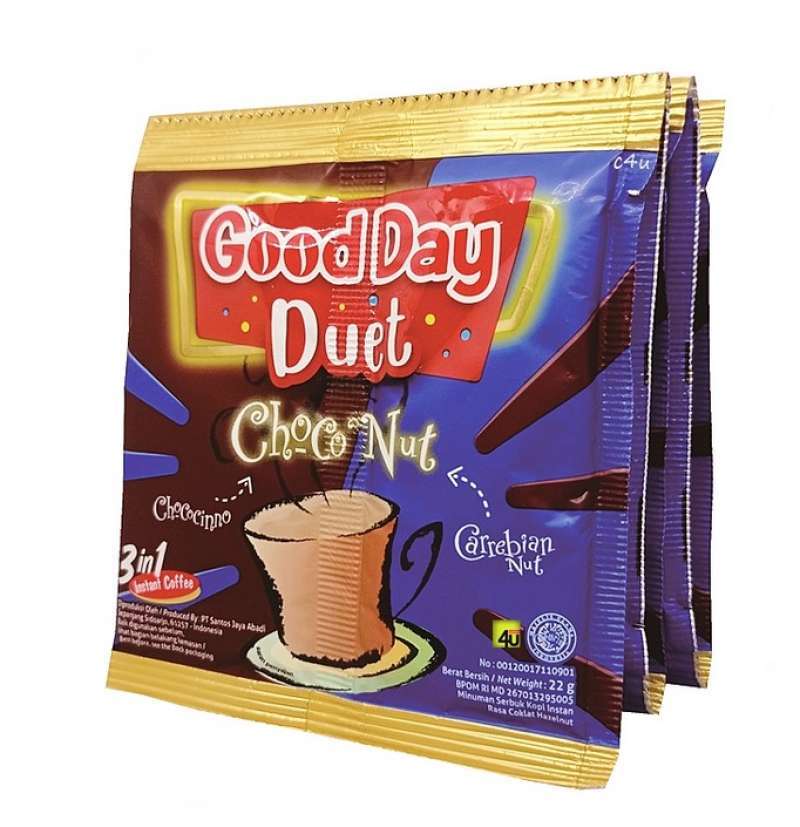 Jual KOPI 3 in 1 GOOD DAY DUET Choco'Nut Isi 5 Sachet di Seller Gardena ...