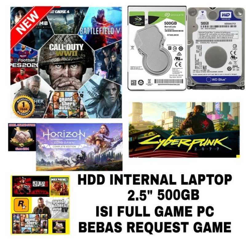 Promo Hardisk Hdd Laptop Internal 2.5 500Gb Isi Full Game Pc Diskon 13% ...