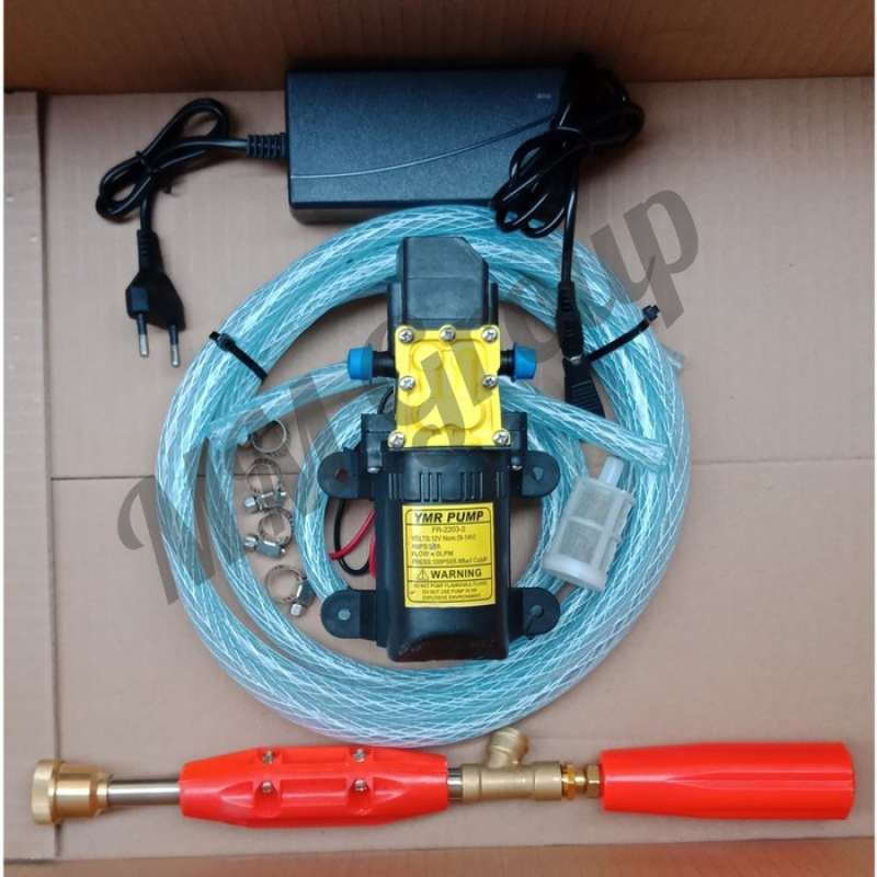 Promo Alat Cuci Motor Mobil Steam Mini Pompa Dc 12 Volt Paket Lengkap ...