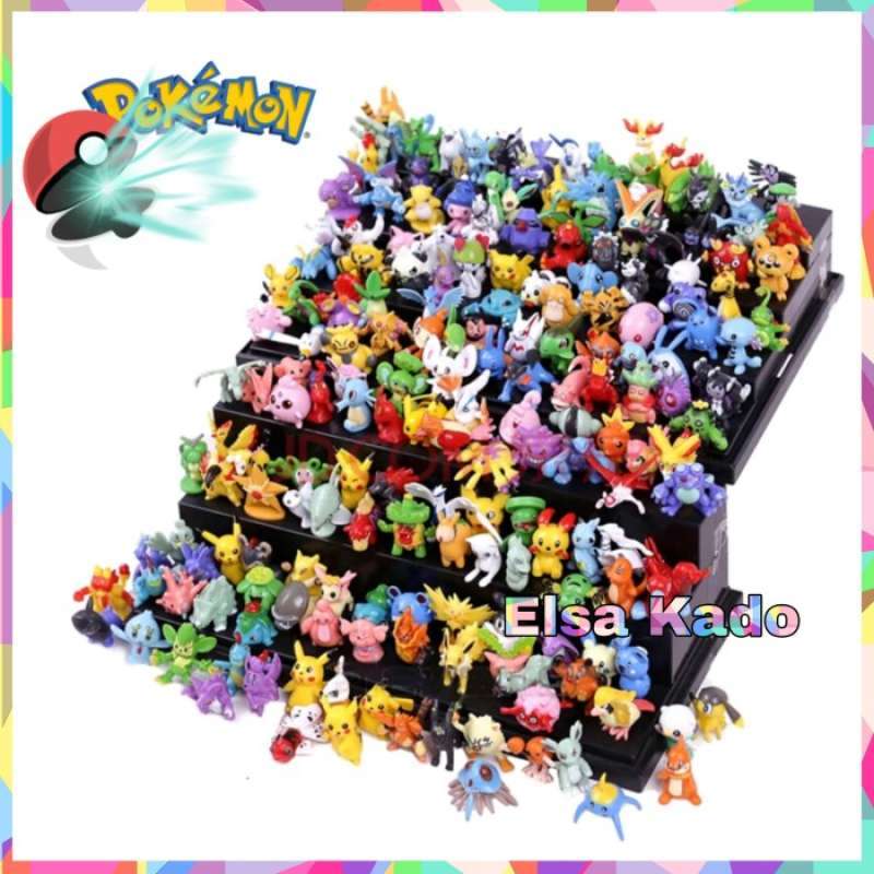 Jual Jual Figure Pokemon Go Set Isi 24 Mainan Miniatur Minifigure ...
