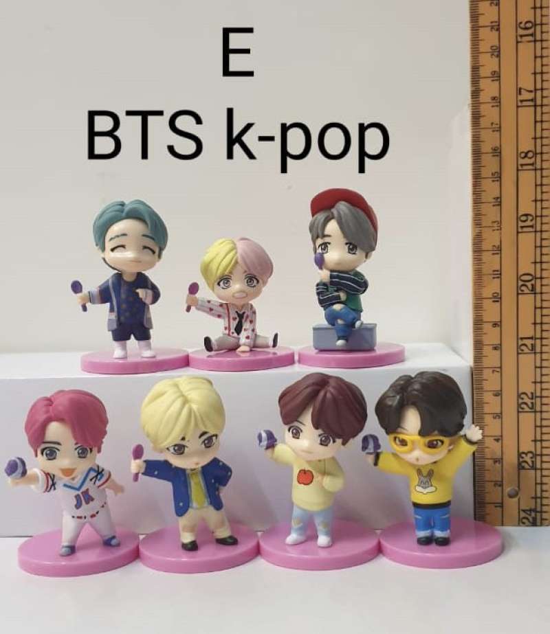Jual Jual Cake Topper Figure BTS Korean Kpop Set isi 7 Berkualitas di ...