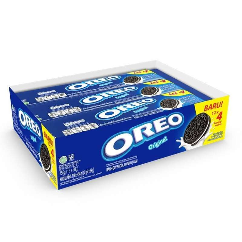 Jual OREO BISKUIT ORIGINAL 38 GR BOX (ISI 12 PCS) di Seller SEMBAKO BOX INDONESIA - Kota Jakarta ...