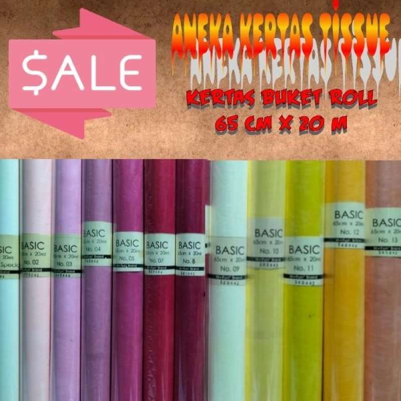 Promo Kertas Buket Roll / Kertas Tisu / Tissue Paper Roll / Flower ...