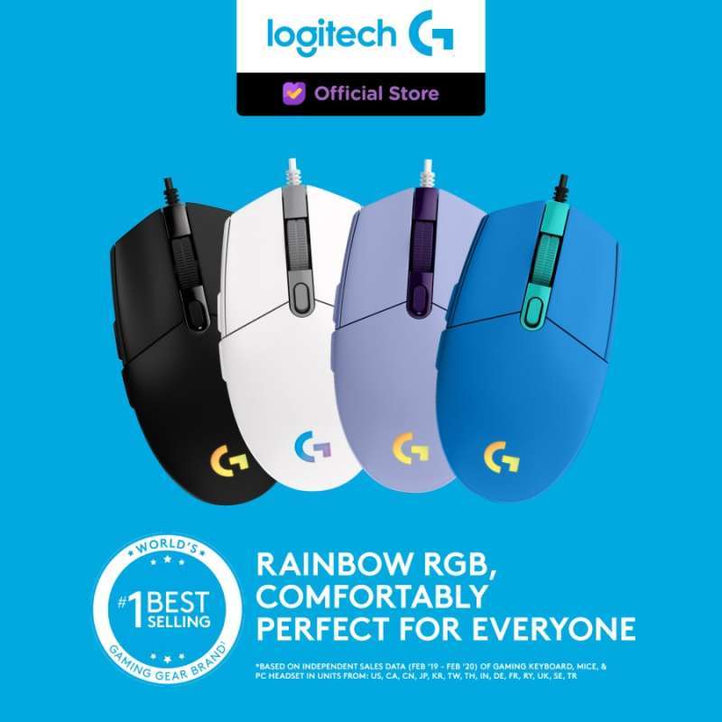 Jual Logitech G203 Lightsync Gaming Mouse Di Seller Sky Com Store - Sky ...