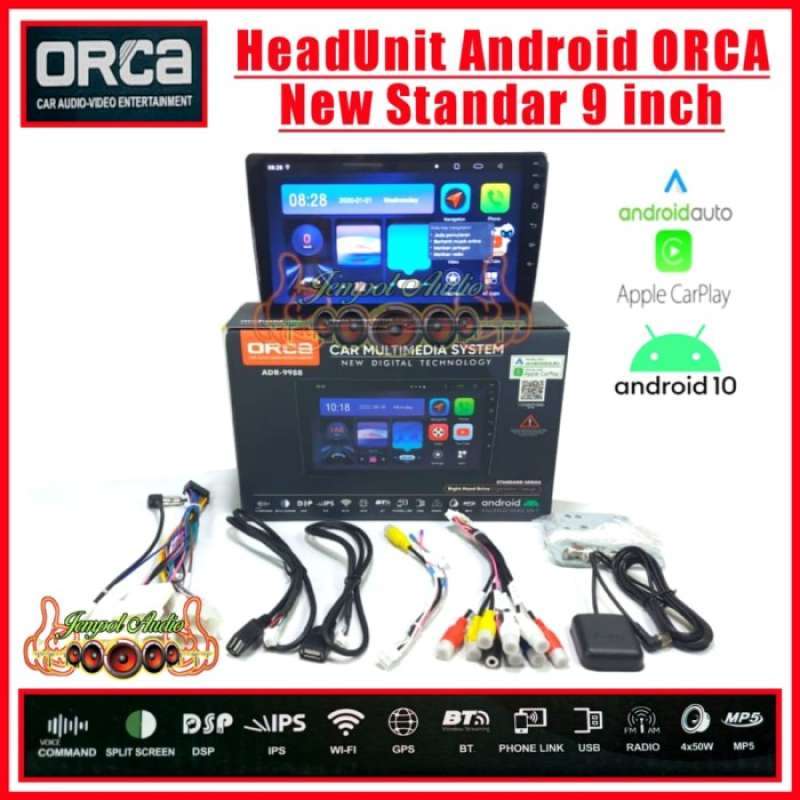 Promo Head Unit Android ORCA 9 Inch ADR-9988 New Standar Car Play ...