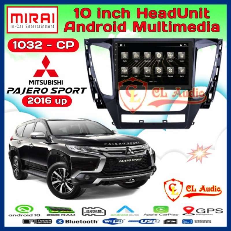 Jual Head Unit Android Mirai 10 Inch OEM Mitsubishi Pajero Sport 2016 ...