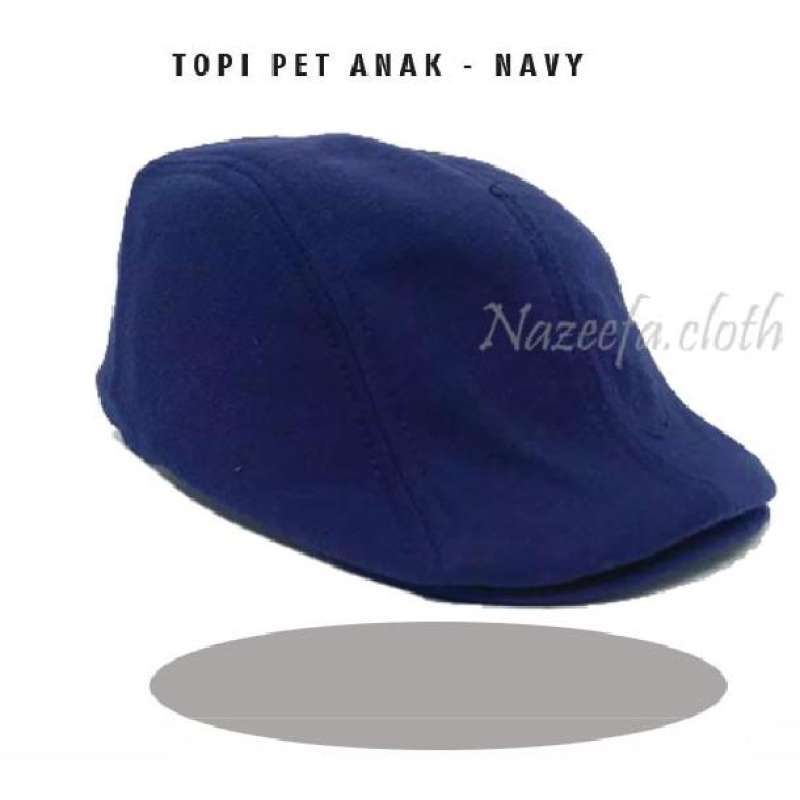 Jual TOPI COPET ANAK / TOPI KODOK ANAK / TOPI BERET - Navy di Seller ...
