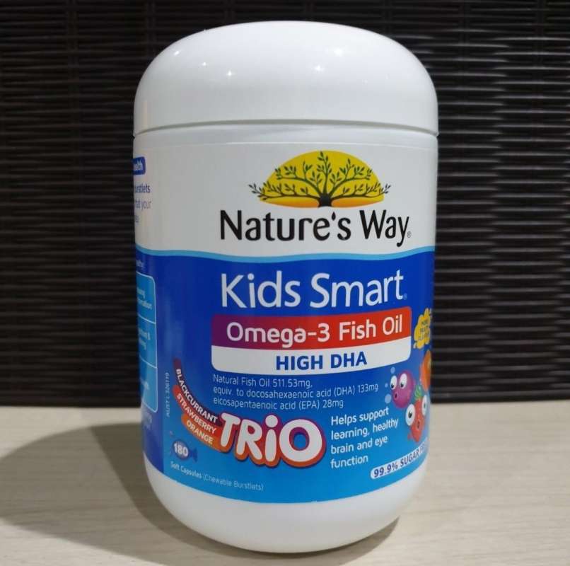 Promo (ORIGINAL) Nature's Way Kids Smart Omega3 Fish Oil Trio 180 ...