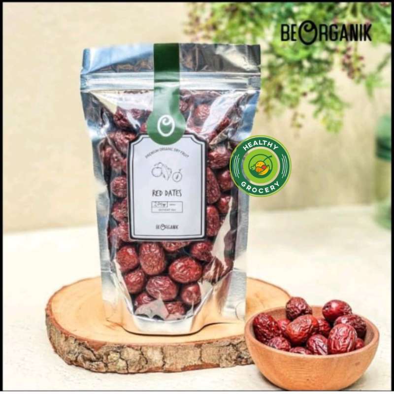 Jual Beorganik Angco / Kurma Merah / Jujube / Red Dates 200gr di Seller ...