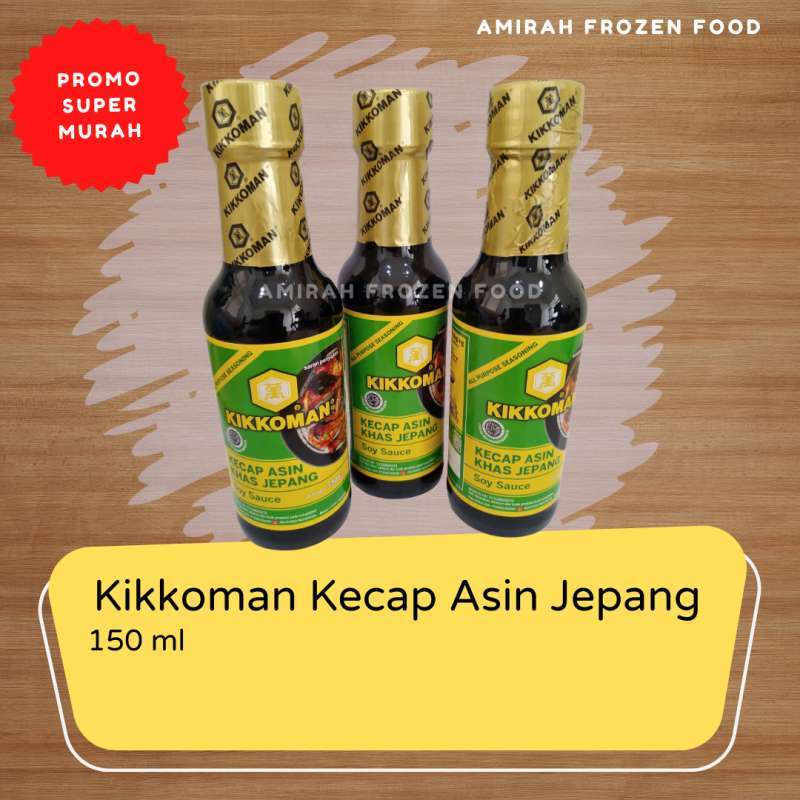 Jual Kikkoman kecap asin jepang 120ml di Seller Amirah Frozen Food ...