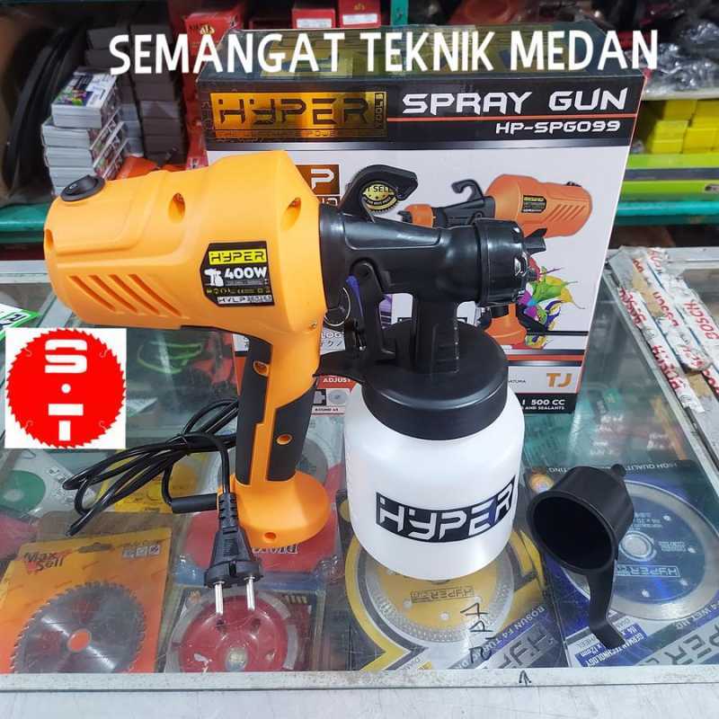Jual HP-SPG099 SPRAY GUN LISTRIK SEMPROTAN ANGIN CAT TEMBAGA 400 WATT ...