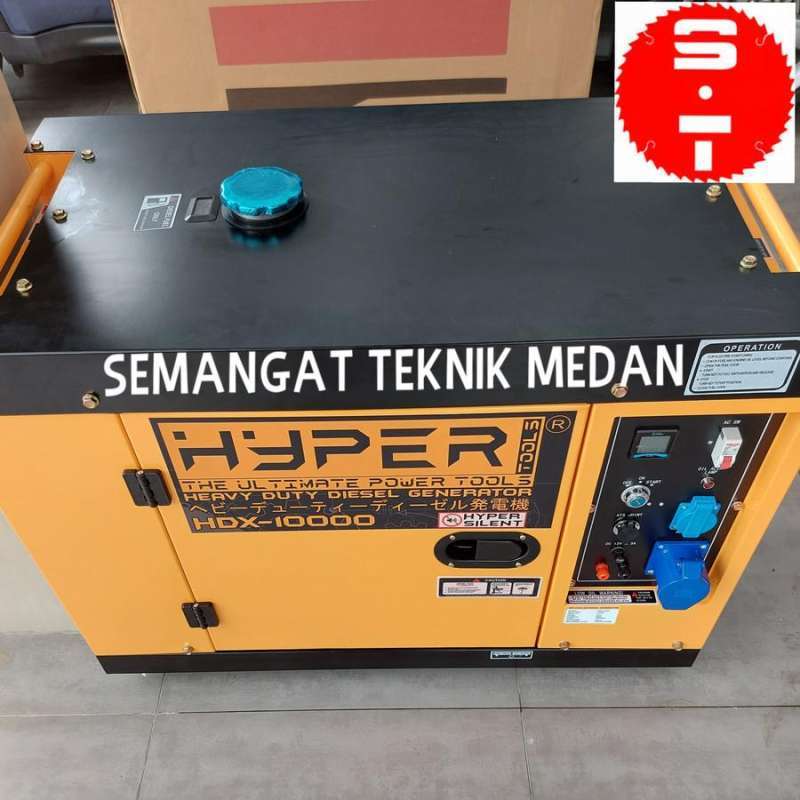Jual HDX-10000 GENSET GENERATOR LISTRIK SILENT SOLAR 7000 WATT 7KVA ...