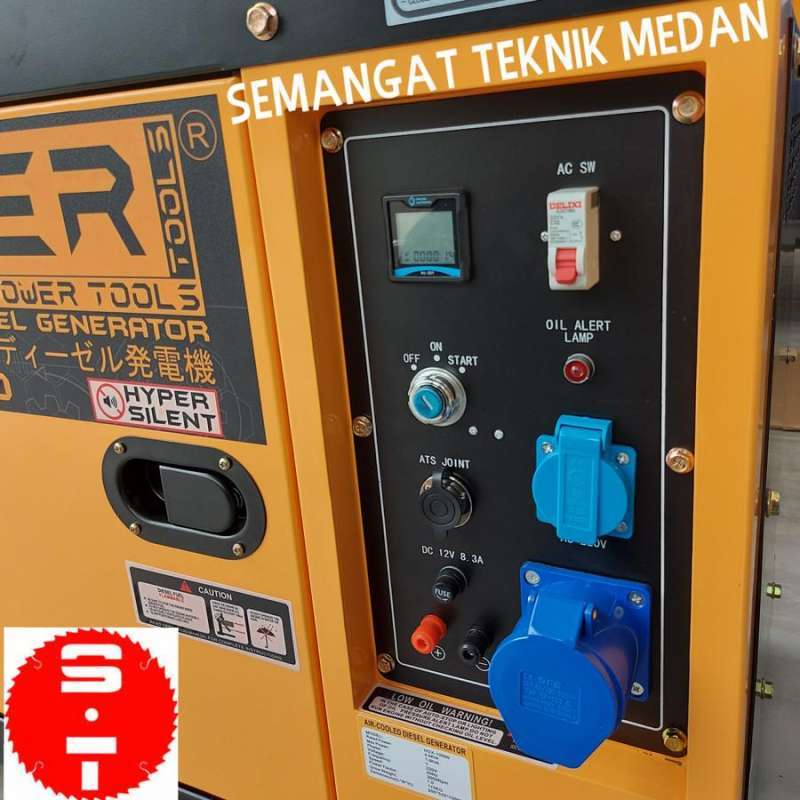 Jual HDX-10000 GENSET GENERATOR LISTRIK SILENT SOLAR 7000 WATT 7KVA HYPER di Seller Semangat ...
