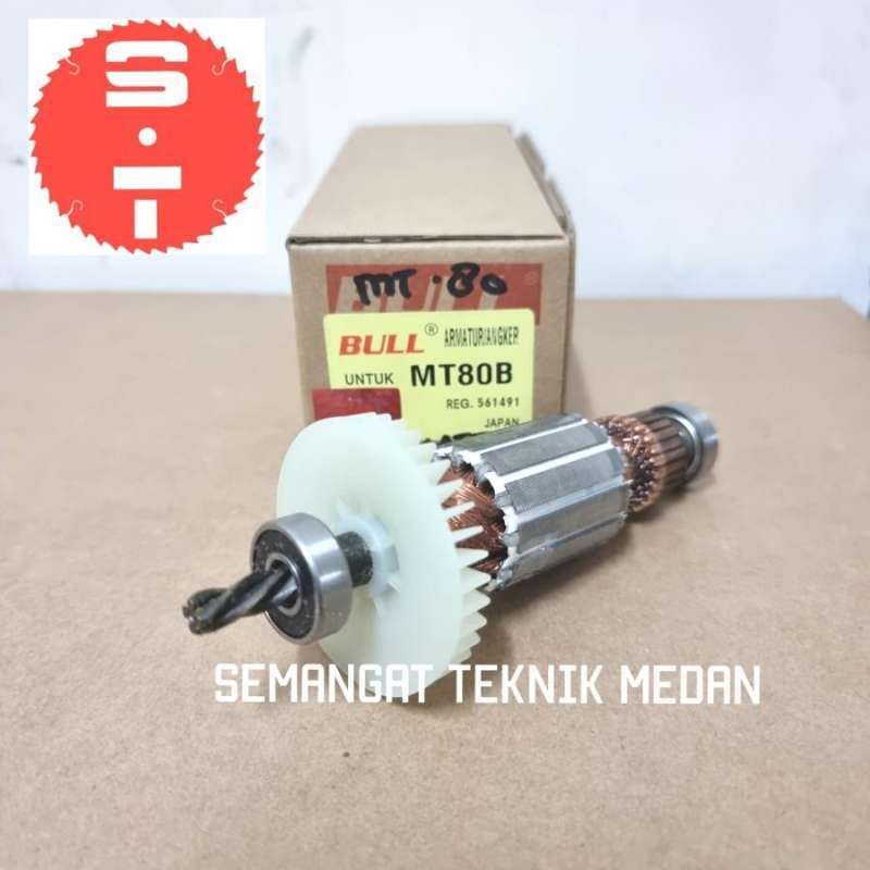 Promo MT80B ARMATURE ANGKER HAND DRILL BOR TANGAN 13MM MAKTEC BULL MT ...
