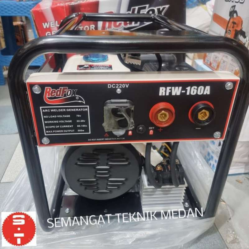 Promo RFW-160A MESIN LAS GENSET LAS GENERATOR 500 WATT 160A REDFOX RFW ...