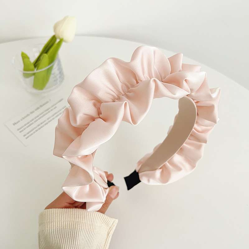 Jual Bando Scrunchie Besar Warna Pastel Color / Bando Lucu Gemas Pink ...