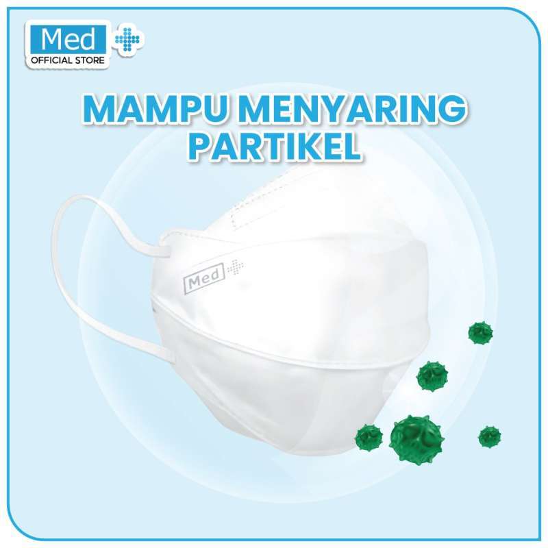 Jual Med+ Premium Masker 4d Pro 20 Pcs / 4 Ply Evo Kn-95 Disposable ...