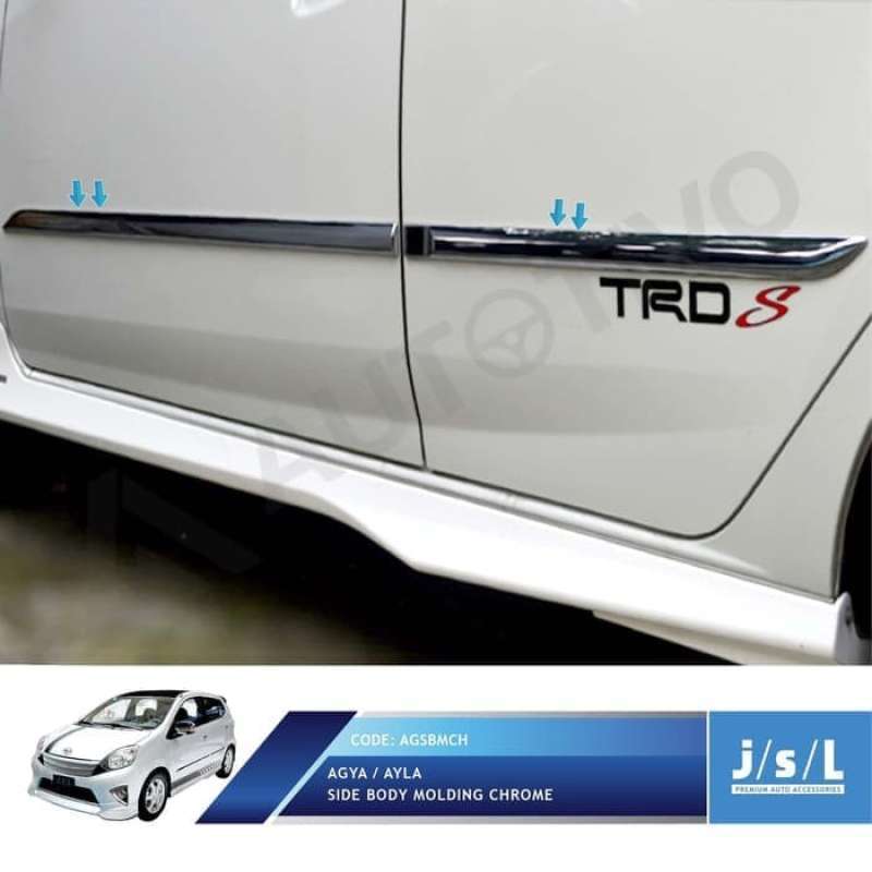 Jual Original Toyota Agya List Body Samping Mobil JSL / Side Body ...