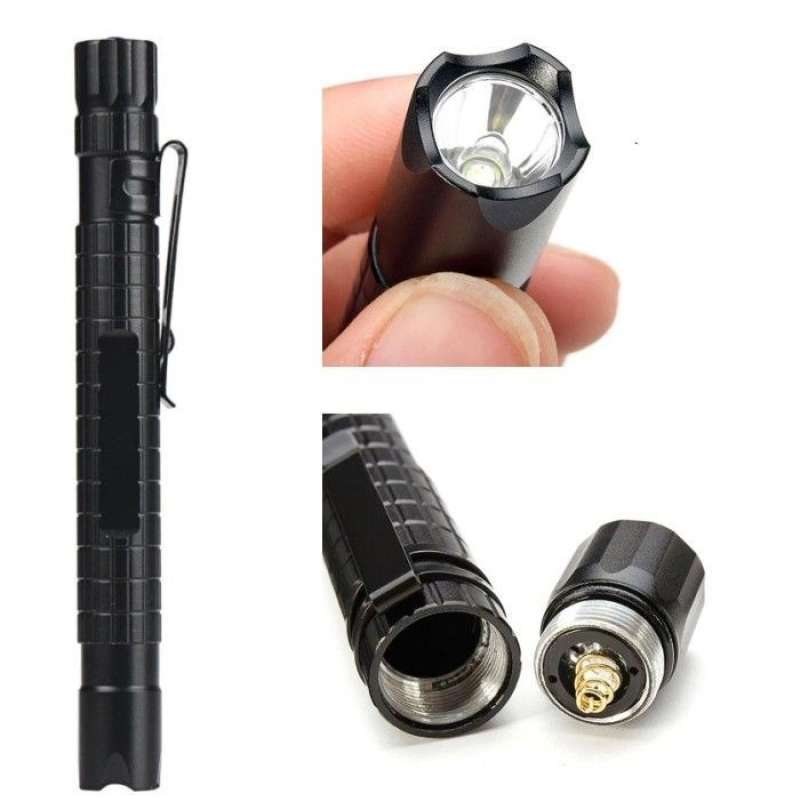 Jual Str-002 Pocket Senter Mini Led Flashlight Anti Air Model Ukuran ...