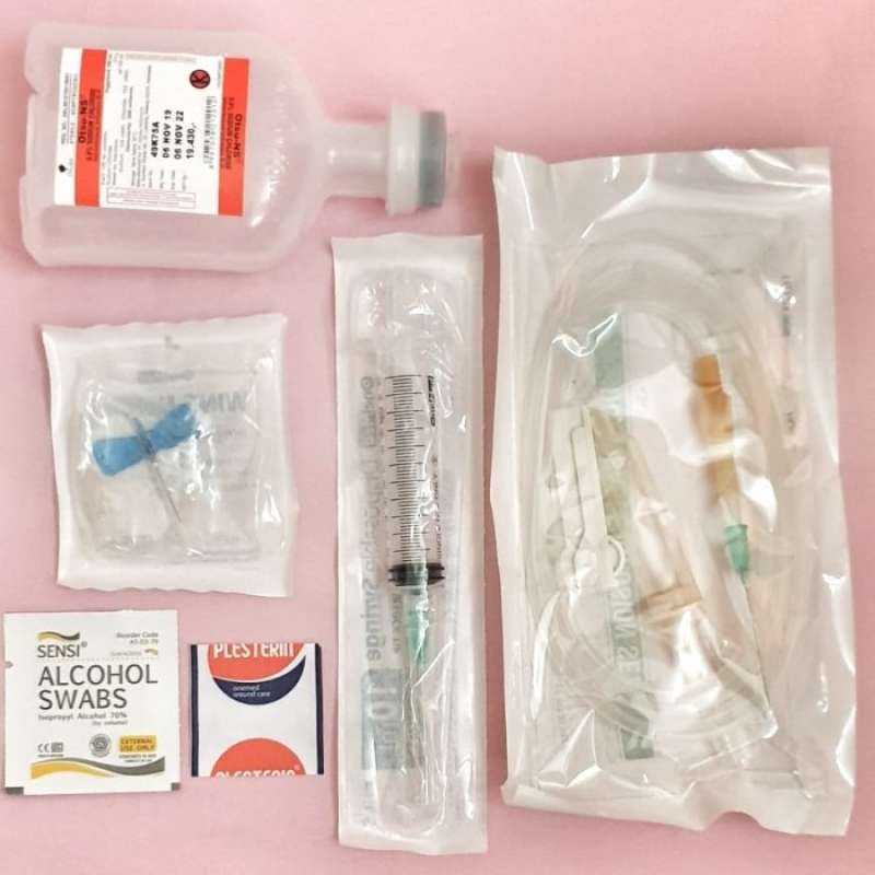 Promo Perlengkapan Infus alat selang cairan wing lengkap TERJAMIN ...