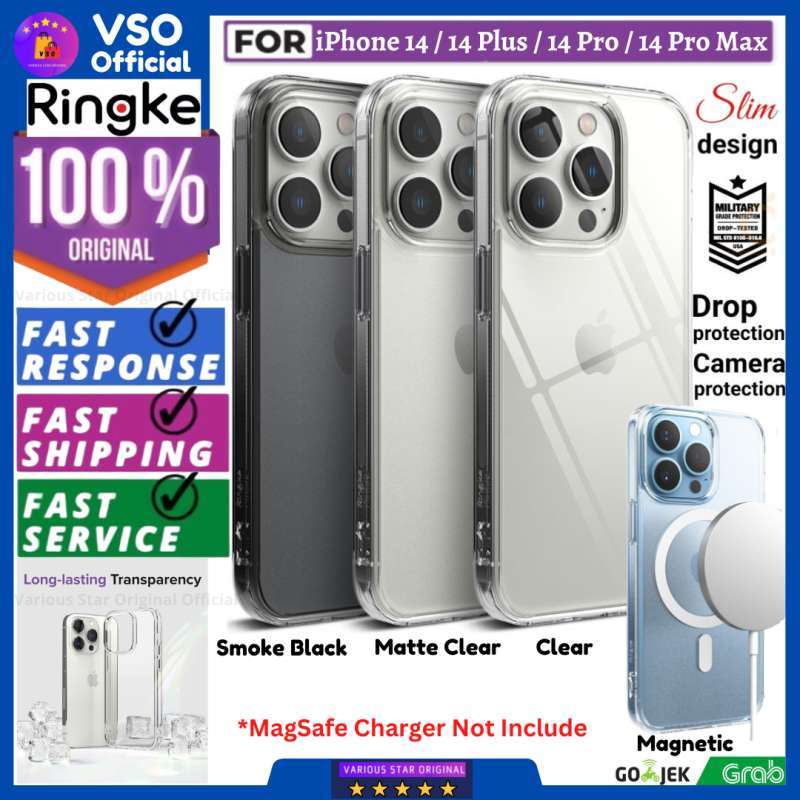 Promo Case iPhone 14 Pro Max Plus Ringke Fusion Anti Crack Casing ...