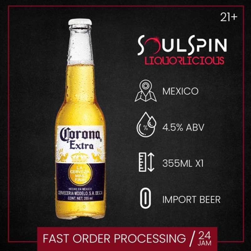 Jual Corona Extra Mexican Beer 355ml di Seller SOULSPIN Liquorlicious ...