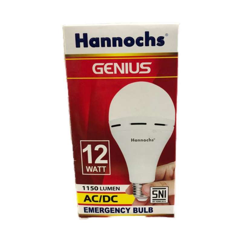 Jual Hannochs genius emergency led bulb AC/DC 12 watt di Seller Public ...