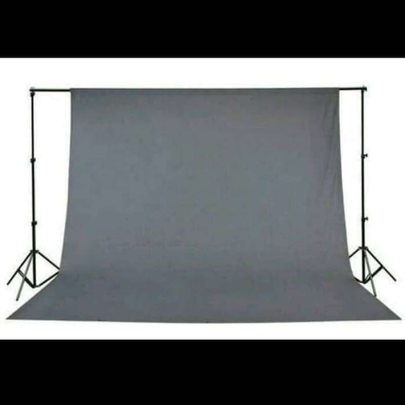 Promo Background Layar Studio 2,5X3M Kain Warna Abu-Abu Polos Diskon 10 ...