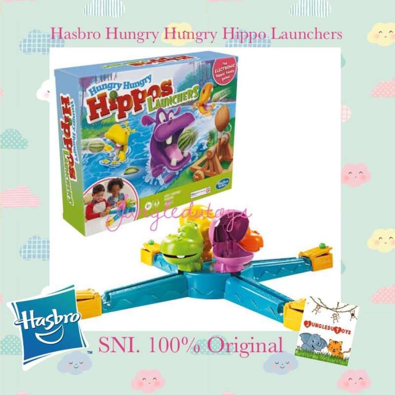 Jual Hasbro Hungry Hungry Hippos Launchers Original Mainan Ketangkasan ...