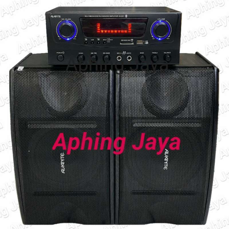 Promo Speaker Karaoke Set System 6 inch AVANTE + Amplifier Karaoke ...
