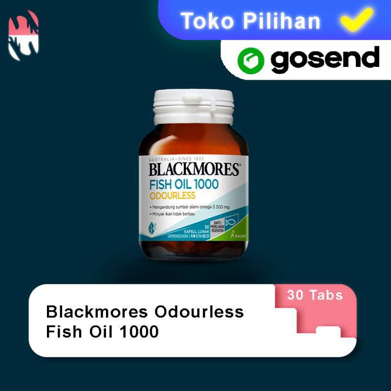 Jual Blackmores Odourless Fish Oil (30tabs) Original Di Seller Vitamin ...