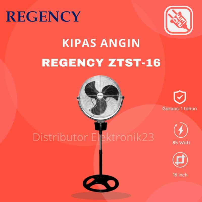 Promo KIPAS ANGIN STAND FAN TORNADO 16 INCH REGENCY ZTST-16 ORI (SNI ...