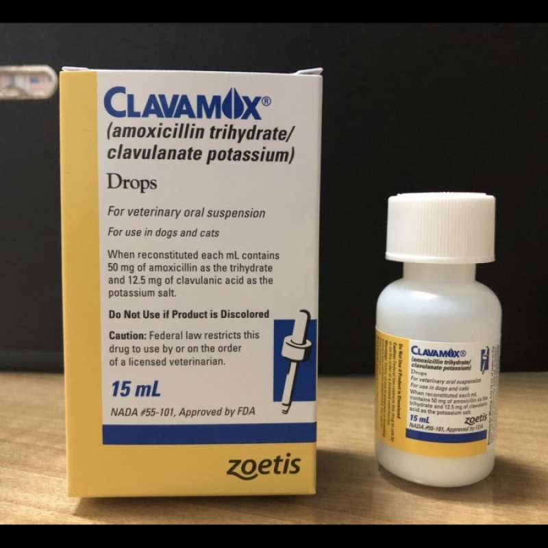 Promo CLAVAMOX KUCING, CLAVAMOX ANJING Diskon 50% di Seller A2 Pet Shop ...