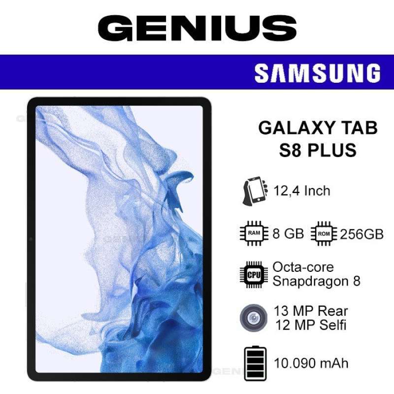 Jual Samsung Galaxy Tab S8 Plus 5G 8GB/256GB Garansi Resmi di Seller Genius Laptop Center - ITC ...