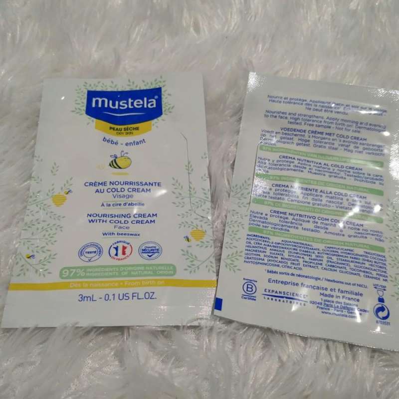 Jual MUSTELA Nourishing cream with cold cream sachet 3ml - Isi 1 di ...