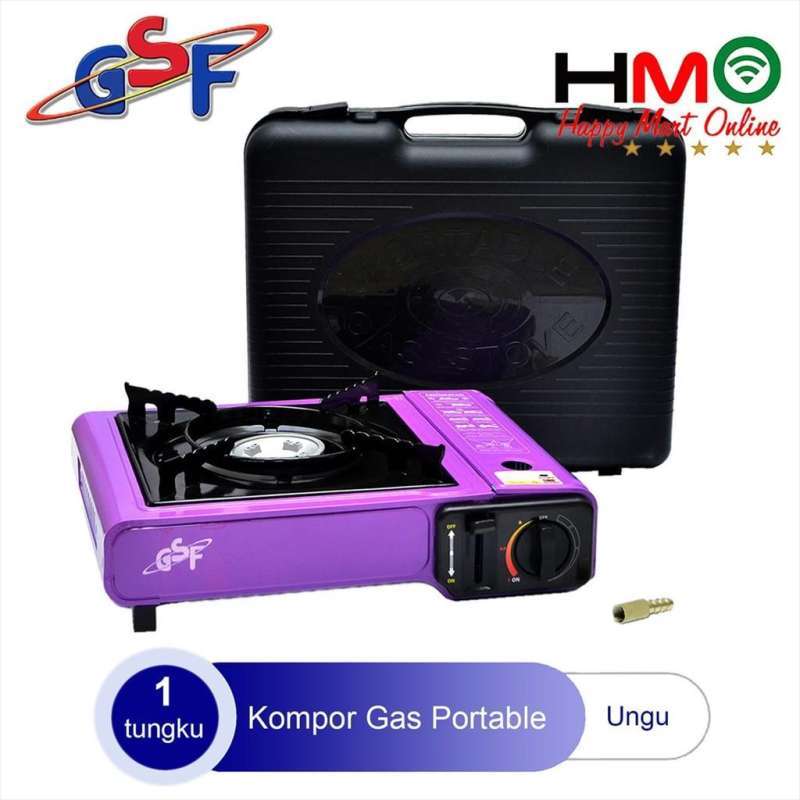 Jual Kompor Gas Portable GSF 1 Tungku Fungsi 2 in 1 Gas Kaleng / Gas ...