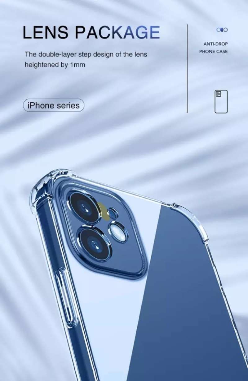 Jual iPhone 12 Mini/pro/max Case Armor Crack Clear Soft Original Casing Di Seller Nunki Store ...