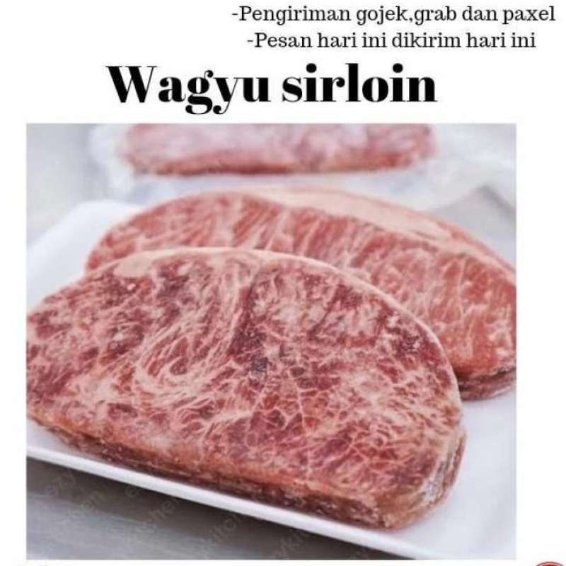 Jual Beef Wagyu Meltique Sirloin Wagyu Beef Steak Premium Daging Sapi Steak Has Luar Wagyu