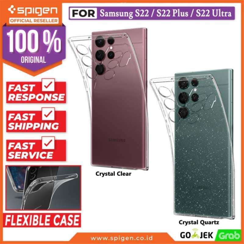 Promo Case Samsung Galaxy S22 Ultra Plus Spigen Liquid Crystal Clear Casing Diskon 31% di Seller ...